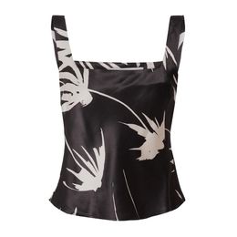 Topshop Blusentop Damen Gr&ouml;&szlig;e S creme / schwarz / wei&szlig;