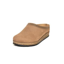 Stegmann Clogs 'Lederhausschuh Leder Clog Stegmann' Herren Gr&ouml;&szlig;e 41 braun