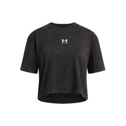 Under Armour T-Shirt 'Rival' M&auml;dchen Gr&ouml;&szlig;e 116/122 schwarz / wei&szlig;