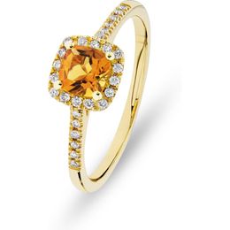 Christ Ring Damen Gr&ouml;&szlig;e 52 gold / orange