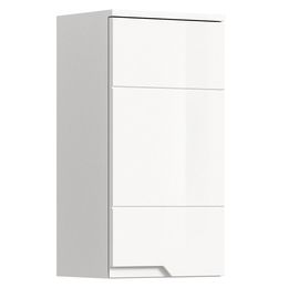 H&auml;ngeschrank Welltime, B:38cm H:73cm T:27cmwei&szlig;, wei&szlig; hochglanz, FSC-zertifizierter Holzwerkstoff, MDF, Badezimmer, Schr&auml;nke, "CAPRI, H&ouml;he 73 cm, 1
