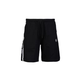 Sergio Tacchini Herren Shorts "ABBEY Herren", schwarz, Gr. L, 100% BAUMWOLLE, Hosen, Shorts Herren, kurze Hose, Badeshorts, Strandshorts, Outdoor,
