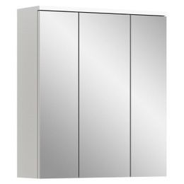 Spiegelschrank Welltime, B:63cm H:73cm T:21cmwei&szlig;, wei&szlig; hochglanz, FSC-zertifizierter Holzwerkstoff, MDF, Badezimmer, Schr&auml;nke, "CAPRI, Breite 63 cm,