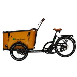 GreenStreet E-Bike "Family-Cargo 672 Wh", 54cm, 20 Zoll (50,80cm)schwarz, Elektrofahrr&auml;der, Blinker