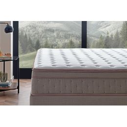 Taschenfederkernmatratze Yatas Bedding, B:80cm H:31cm L:200cm, transparent, Bezug: 85% Polyester, 15% Viskose, Matratzen, "Matratze Yatas Royal,