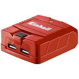 Einhell Akku-Ladestation "TC-CP 18 Li USB-Solo", B:8,1cm H:12cm T:5,6cm, rot, Ladeger&auml;te, f&uuml;r Power X-Change Akkus, ohne Akku und Ladeger&auml;t