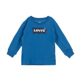 LEVI'S KIDS Jungen Langarmshirt "BATWING TEE"star sapphire, Gr. 12M, bedruckt, Single Jersey, Obermaterial: 100% Baumwolle, Shirts, UNISEX