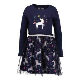Blue Seven Kleid M&auml;dchen Gr&ouml;&szlig;e 92 navy / gelb / hellpink / wei&szlig;