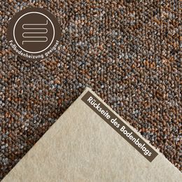 ANDIAMO Teppichboden "Carlos, Feinschlinge, Gesamth&ouml;he 6,5 mm, Made in Netherlands", B : 200cm 1 Stk., L: 450cmmokka, Schlafzimmer, Teppiche,