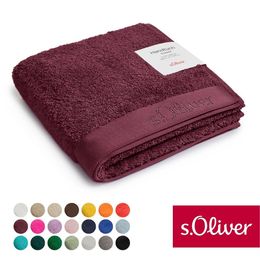 Handtuch s.Oliver, B:50cm L:100cmburgundy, Walkfrottier, Obermaterial: 100% Baumwolle, Handt&uuml;cher, "s.Oliver, Premium Qualit&auml;t, 600 gr/m&sup2;, auch als