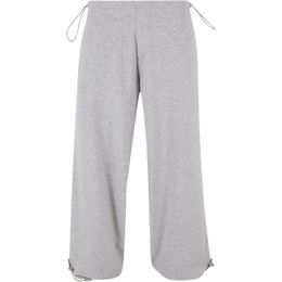 Urban Classics Herren Jogginghose "Urban Classics Herren Parachute heavy Sweatpants"grau, Gr. L, unifarben, 100% Baumwolle, Hosen