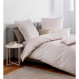 Bettw&auml;sche Janine, wei&szlig;, Mako-Satin, Obermaterial: 100% Baumwolle, Bettw&auml;sche, "MILANO 45126 07 135X200,80x80", mit Rei&szlig;verschluss