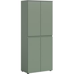 Mehrzweckschrank Home Affaire, B:70cm H:175cm T:37cmsmoke gr&uuml;n nachbildung, FSC-zertifizierter Holzwerkstoff, K&uuml;che, Schr&auml;nke, "CIPELA, 70x175 cm,