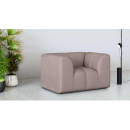 Sessel Home Affaire, B:134cm H:81cm T:94cm, braun, 100% Polyester, Wohnzimmer, Sessel, "TUURE Verl&auml;ssliche Qualit&auml;t, moderne Steppung, Breite 134cm",