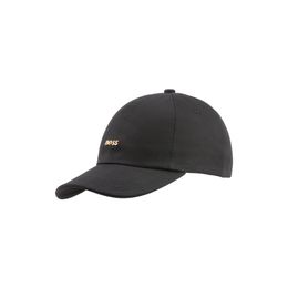 BOSS Damen Baseball Cap "Ari-ME", schwarz, unifarben, Twill, Baumwolle, Caps, mit BOSS Schriftzug