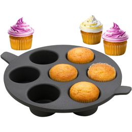 Grillschale Tepro, &Oslash;:32cm, schwarz, Gusseisen, Backbleche, f&uuml;r Geb&auml;ck; 32 cm Durchmesser