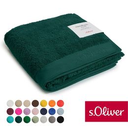 Handtuch s.Oliver, B:50cm L:100cm, gr&uuml;n, Walkfrottier, Obermaterial: 100% Baumwolle, Handt&uuml;cher, "s.Oliver, Premium Qualit&auml;t, 600 gr/m&sup2;, auch als