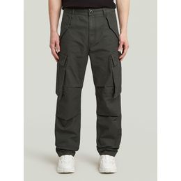 G-Star Raw G-STAR Damen Cargohose "R-3N Regular Straight Cargohose"asfalt, Gr. 36, Obermaterial: 100% Baumwolle, Hosen
