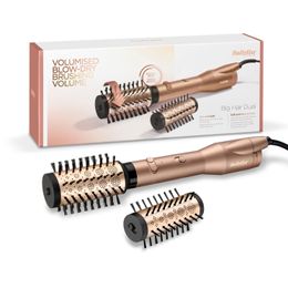 BaByliss Warmluftb&uuml;rste "AS952E Big Hair Dual", beige, B:40cm H:16cm T:10cm, Multihaarstyler, rotierende Warmluftb&uuml;rste mit 2 Aufs&auml;tzen