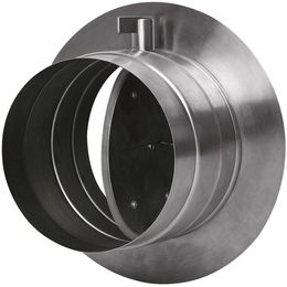Justus Kamindurchf&uuml;hrung, silber, Wanddurchf&uuml;hrungen, f&uuml;r externe Luftzufuhr, &Oslash; 10 mm
