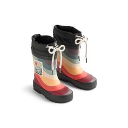 Wheat Damen Stiefel "Wheat Rubber Boot Thermo Print", Gr. 23rainbow, Schuhe