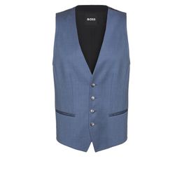 BOSS Suit Vest male Blue size 48