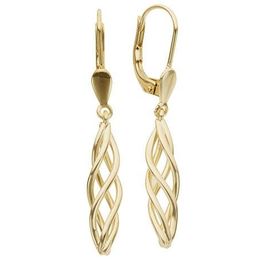 Firetti Damen Paar Ohrh&auml;nger "Schmuck Geschenk Gold 333 Ohrschmuck Patentbrisur", Gelbgold 333, gold, Gelbgold 333, Ohrringe