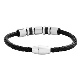 Adelia&acute;s ADELIA ́S Damen Armband "Unisex Armband aus Leder 22 cm", 22cm, Lederschwarz, Leder, Armb&auml;nder, Ein Geschenk, das Freude macht