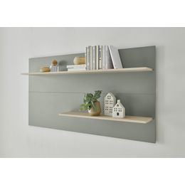 Wandregal Home Affaire, B:150cm H:80cm T:22cmgr&uuml;n aloe, FSC-zertifizierter Holzwerkstoff, Wohnzimmer, Regale, "City/Giron, modernes Wandboard,