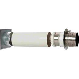 Justus Kamindurchf&uuml;hrung, wei&szlig;, Wanddurchf&uuml;hrungen, f&uuml;r externe Luftzufuhr, &Oslash; 10 mm