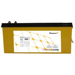 Phaesun Solarakkus "AGM Sun Store 250", 12 V 254.000mAh, gelb, Akkumulatoren
