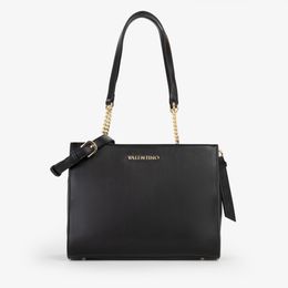 Valentino Handbags VALENTINO BAGS Damen Shopper "HIRA"nero, Lederimitat, Taschen, Schultertasche, Handtasche mit Tragehenkel mit Kette