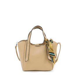 Harpa Damen Schultertasche "SAGE"beige, Polyurethan (PU), unifarben, Taschen, mit dekorativem Schal