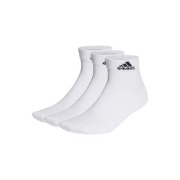 Damen Sneakersocken "Socken Thin Ankle 3er Pack", adidas originals, Gr. 43, wei&szlig;, Obermaterial: 51% Baumwolle CO. 46% Polyester PES. 2% Elasthan EL.