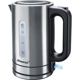 Steba Wasserkocher "WK 20 INOX", B:22cm H:24cm T:14cm, silber, Wasserkocher