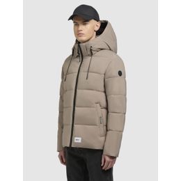 Khujo Herren Winterjacke "Loga2-YM", beige, Gr. L, Material: 100% Polyester; Futter: 100% Polyester; Wattierung: 100% Polyester, Jacken, Steppjacke