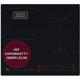 AEG Induktions-Kochfeld "TI64IB1FIZ", B:58cm H:44cm T:51cm, schwarz, Kochfelder, SaphirMatt- 4x kratzresistentere Oberfl&auml;che, Booster, Made in Germany