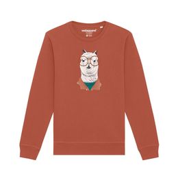 Watapparel Sweatshirt ' Lama ' male Brown size XXXL