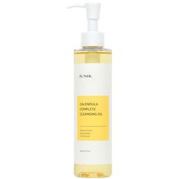 IUNIK Gesichts-Reinigungs&ouml;l "Calendula Complete Cleansing Oil", 200ml, wei&szlig;, Hautreinigungsmittel, Sanfte Reinigung, ohne &ouml;ligen Film, durchfeuchtet