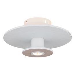 Globo LIGHTING LED Deckenleuchte "CARTER", &Oslash; 38cm H: 18cm, 1 Stk.wei&szlig;, Wohnzimmer, Leuchten, Deckenlampe/3 Stufen bei Lichtschein/Wohnzimmer