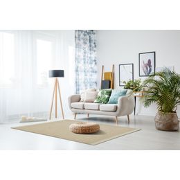 Wollteppich OTTO HOME, B:170cm H:8mm L:120cm, beige, Baumwolle, Wolle, Wohnzimmer, Teppiche, "Salagnon", Handweb-Teppich, Flachgewebe, handgewebt,