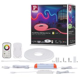 Paulmann LED-Streifen "MaxLED Flow Basisset 5m RGB inkl. Fernbedienung", Gesamtl&auml;nge 5m, wei&szlig;, K&uuml;che, Lichterketten