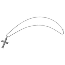 Adelia&acute;s Kette ohne Anh&auml;nger ADELIA&acute;S "Unisex Halskette mit Anh&auml;nger &ndash; Kreuz aus Edelstahl", silber, Halsketten, Damen, 61cm, Edelstahl, Ein kleines Geschenk mit gro&szlig;er Wirkung