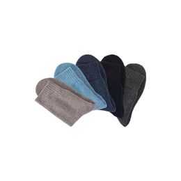 Lavana Damen Basicsocken, Gr. 43, bunt, Baumwollmischung, Socken, Thermosocken mit Vollfrottee