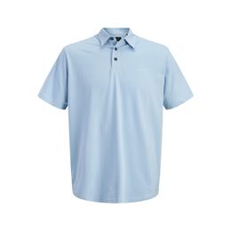 Jack & Jones JACK & JONES Herren Poloshirt "JPRBLATYLER SS POLO"chambray blau, Gr. L, unifarben, Jersey, Obermaterial: 96% Baumwolle, 4% Elasthan, Shirts