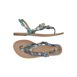 Buffalo London Sandalen Damen Gr&ouml;&szlig;e 39 Second Hand hellblau