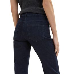 Tom Tailor Damen Straight-Jeans "Alexa Straight", blau, Gr. 32, Denim/Jeans, Obermaterial: 98% Baumwolle, 2% Elasthan. Futter: 65% Baumwolle, 35%