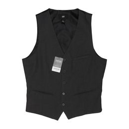 H&M H&M Weste Herren Gr&ouml;&szlig;e M/L Second Hand schwarz