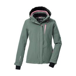 Killtec Damen Skijacke "KSW 25 WMN SKI JCKT", gr&uuml;n, Gr. 42, Obermaterial: 100% Polyester;Futter: 100% Polyester;F&uuml;llung: 100% Polyester, Jacken,
