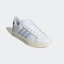 Damen Sneaker "GRAND COURT 2.0", adidas Sportswear, Gr. 38,5cloud wei&szlig;, halo blau, cobalt blau, Synthetik, Textil, Schuhe, Design auf den Spuren des